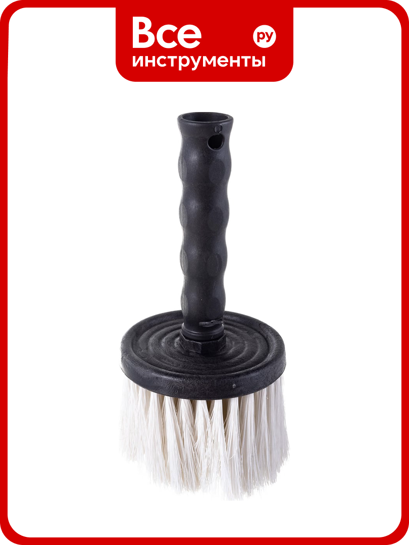 Круглая кисть макловица SANTOOL D 105 010150-105 профессиональная, с искусственной щетиной, пластиковой рукоятью