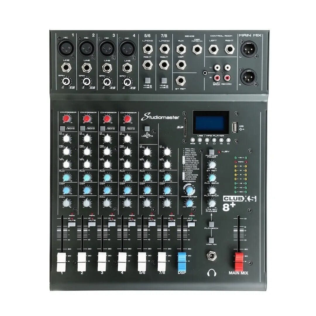 Микшер Studiomaster CLUB XS8+