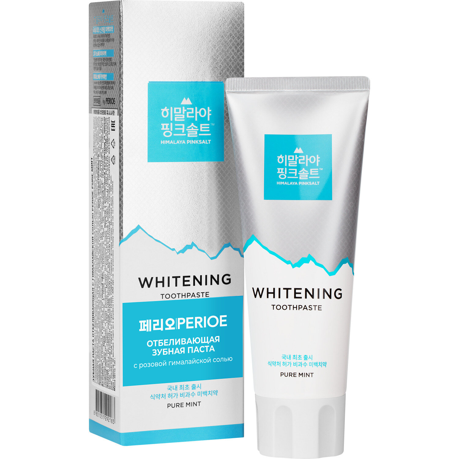 PERIOE Pure Mint Отбеливающая зубная паста c гималайской солью