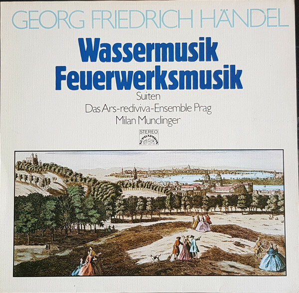 Georg Friedrich Handel, Ars Rediviva Ensemble 'Wassermusik, Feuerwerksmusik' LP/1974/Clas/Germany/Nm