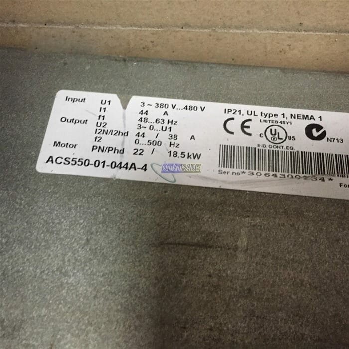 Модуль ABB Inverter ACS550-01-044A-4 22 / 18.5KW 380V