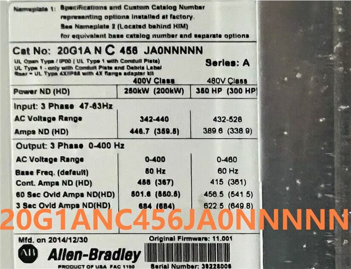 Модуль Allen-Bradley 20G1ANC456JA0NNNNN