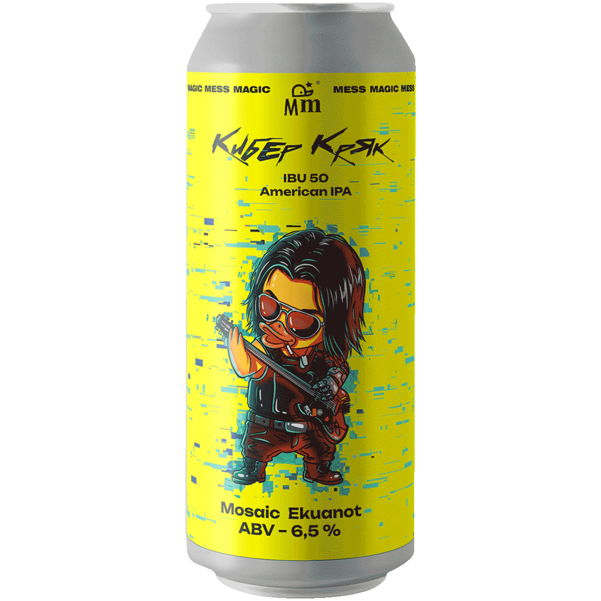 Пиво Magic Mess Кибер Кряк IPA светлое 0,45 л ж/б