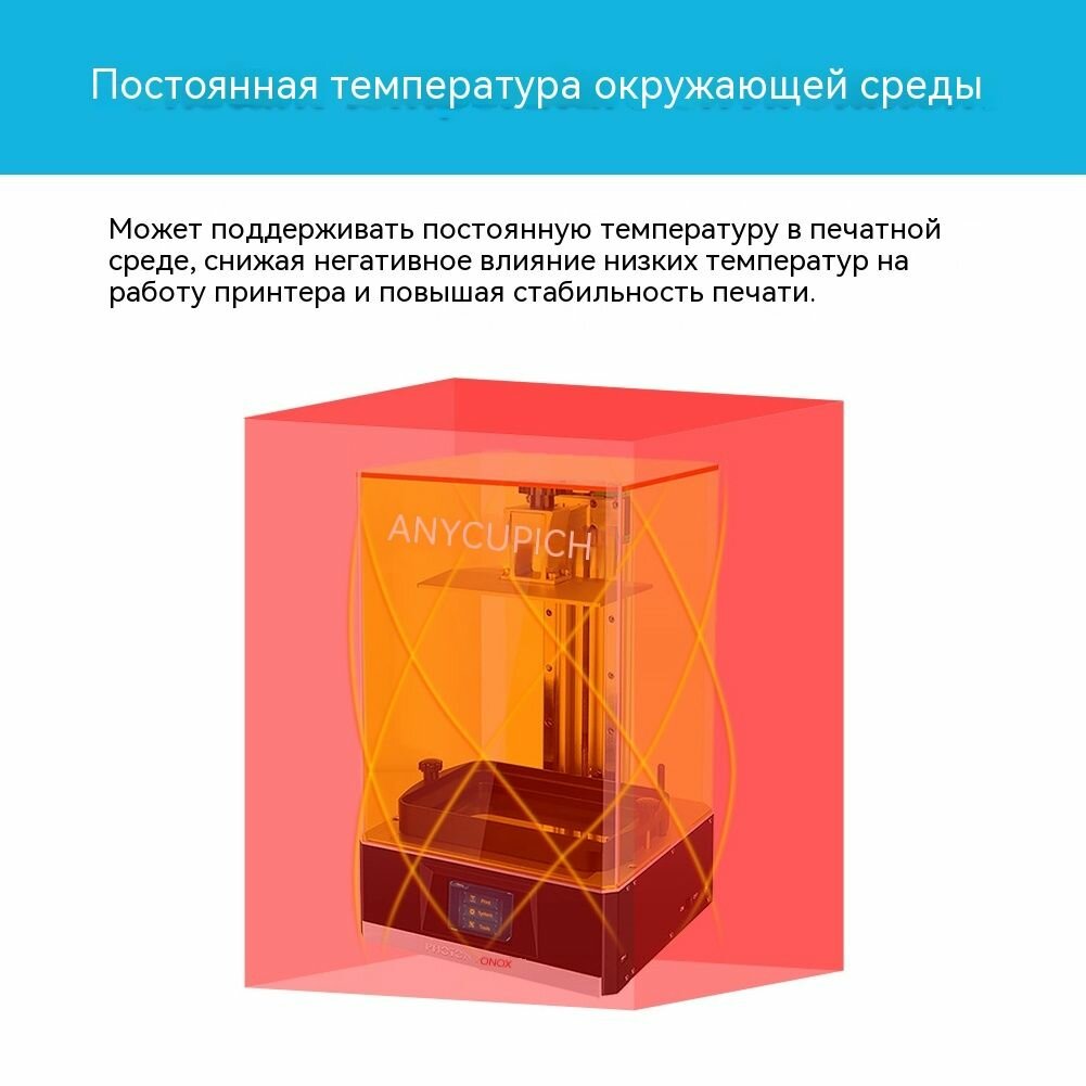 Чехол для 3D-принтера SLA с термоизоляцией, светонепроницаемый и пылезащитный, подходит для Anycubic Photon Mono X, Elegoo Saturn, Phrozen Sonic 4K