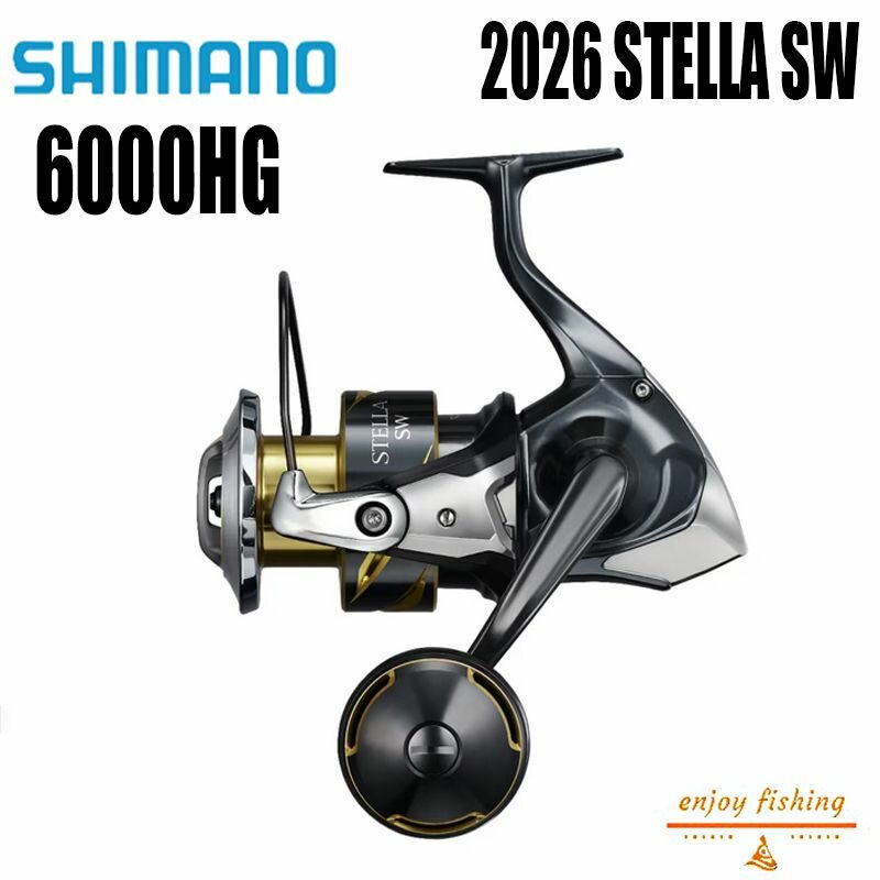 Shimano 2026 Stella SW 6000HG спиннинговая катушка для морской рыбалки