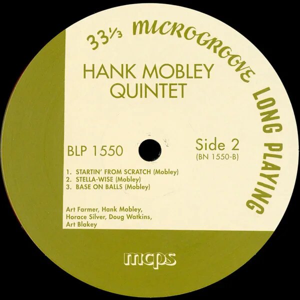 Hank Mobley - Quintet NM — фото 1