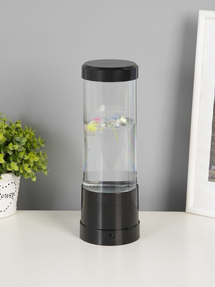 Светильник Медузы LED, RGB, USB, 3-5 Вт, 9 9 25.5 см, чёрный