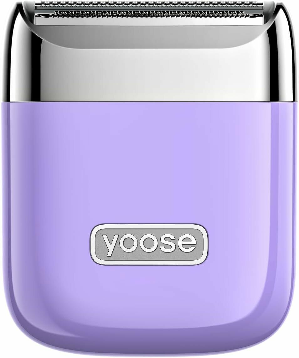 Электробритва для женщин yoose, триммер для интимной зоны с корпусом из сплава, класс защиты IPX7 (разъем USB-C, насадка-гребень, несколько режимов бритья)