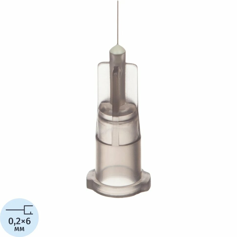 Игла инъекционная (для мезотерапии) 33G (0,2x6мм) Paramed 100 шт/уп, 2141323