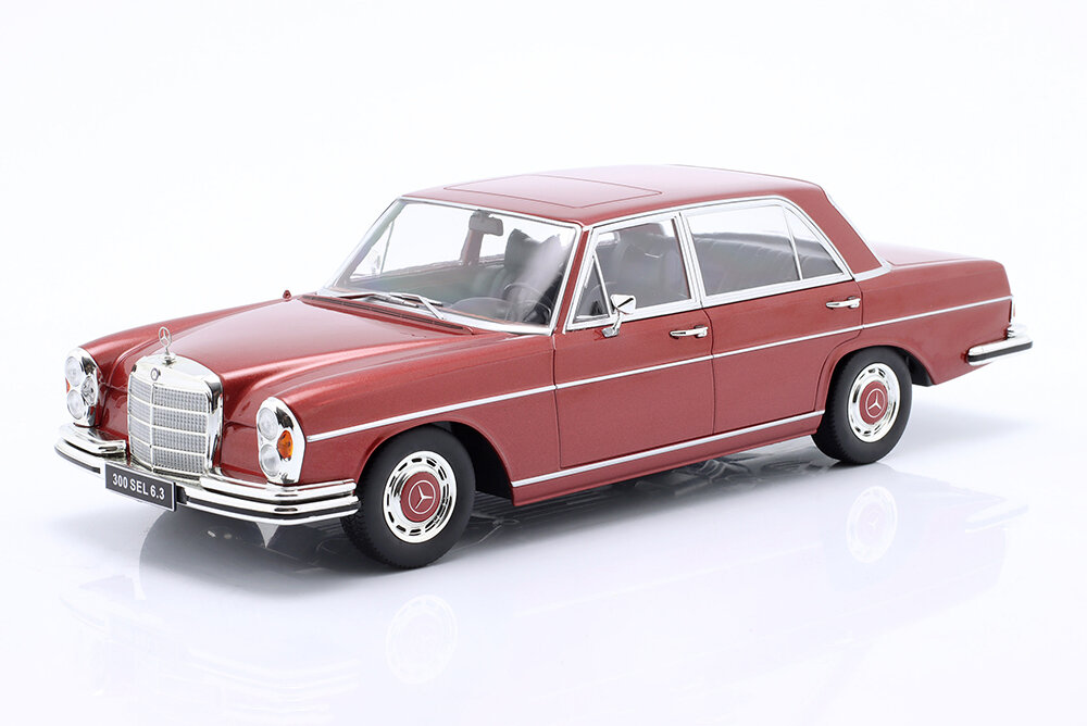 Модель коллекционная KK-SCALE Mercedes 300 sel 6.3 W109 1967-1972 red metallic