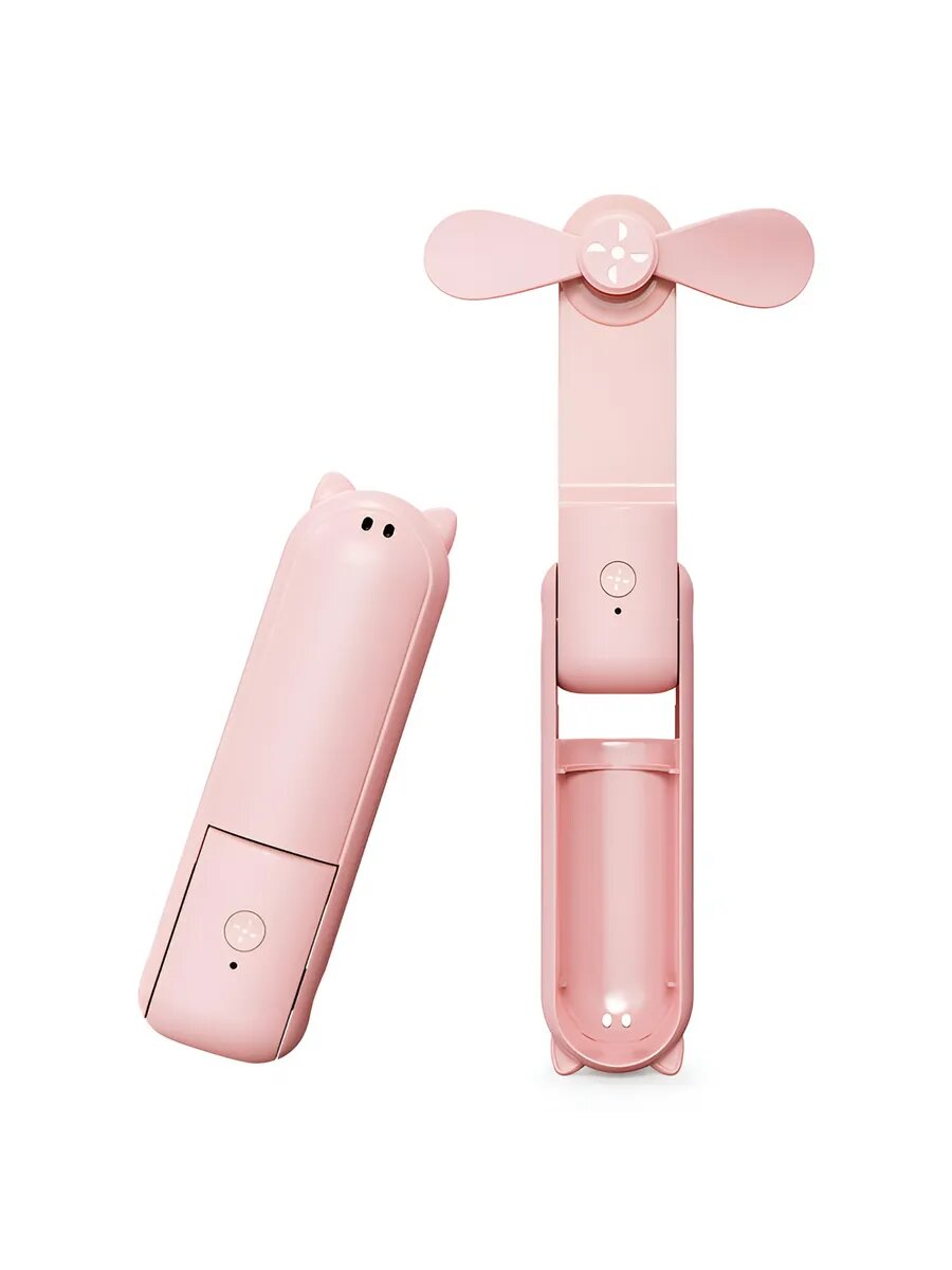 Портативный вентилятор Infinity "Q-FS01 Mini", USB, розовый, 3 скорости