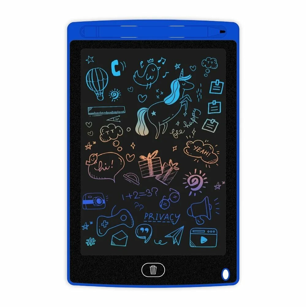 Планшет для рисования детский, LCD 8,5, ЖК планшет для письма, Художественный набор, черный