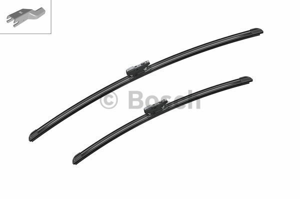 Щетка стеклоочистителя 650 500 мм бескаркасная комплект 2 шт BOSCH AeroTwin 3 397 014 422