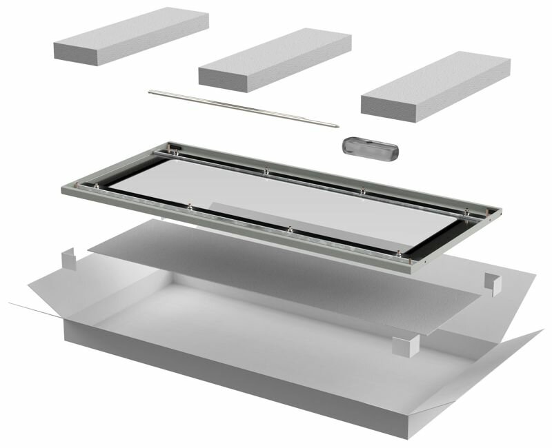 Дверь стеклянная для шкафа LINEA E 33U 600мм сер. ITK LE35-33U 600мм 6X-DR