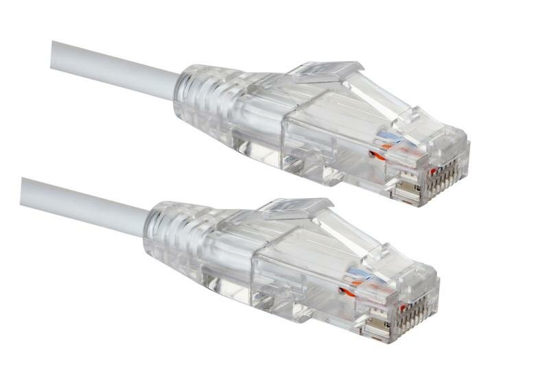 Патч-корд U/UTP Slim Line LSZH кат.5E 1.5м бел. Eurolan 21S-U5-1EWT
