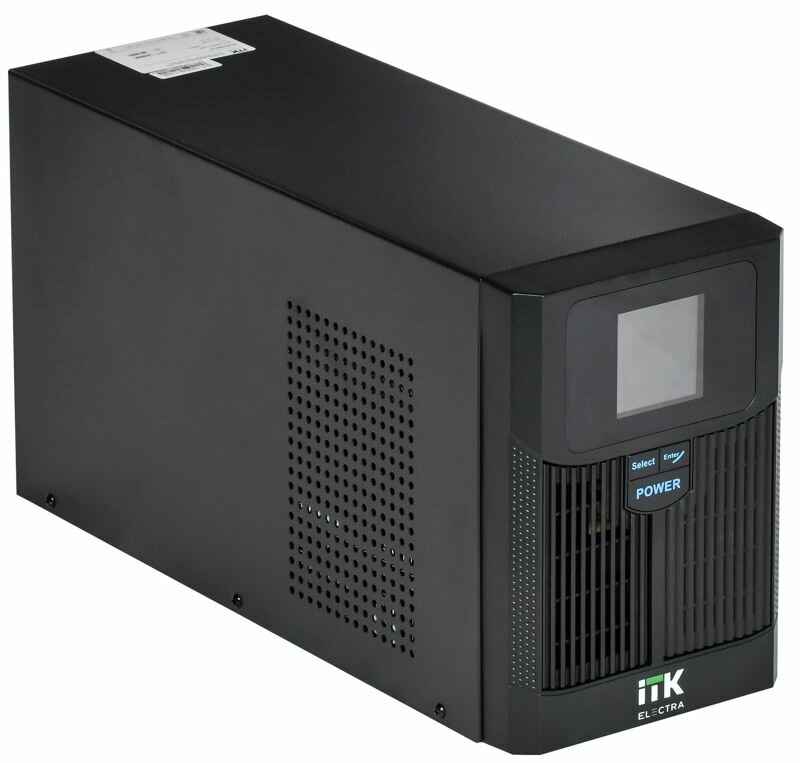 Источник бесперебойного питания ELECTRA LT 1кВА/0.8кВт с АКБ 2х7А. ч USB ITK ELT-1000VA-1-002