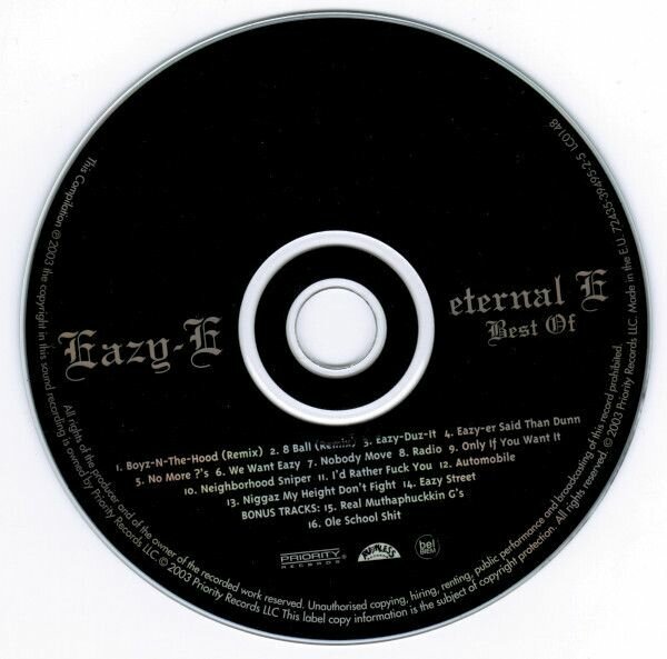 Аудио CD Eazy-E "Eternal E Best Of" CD (EU) NEW — фото 1