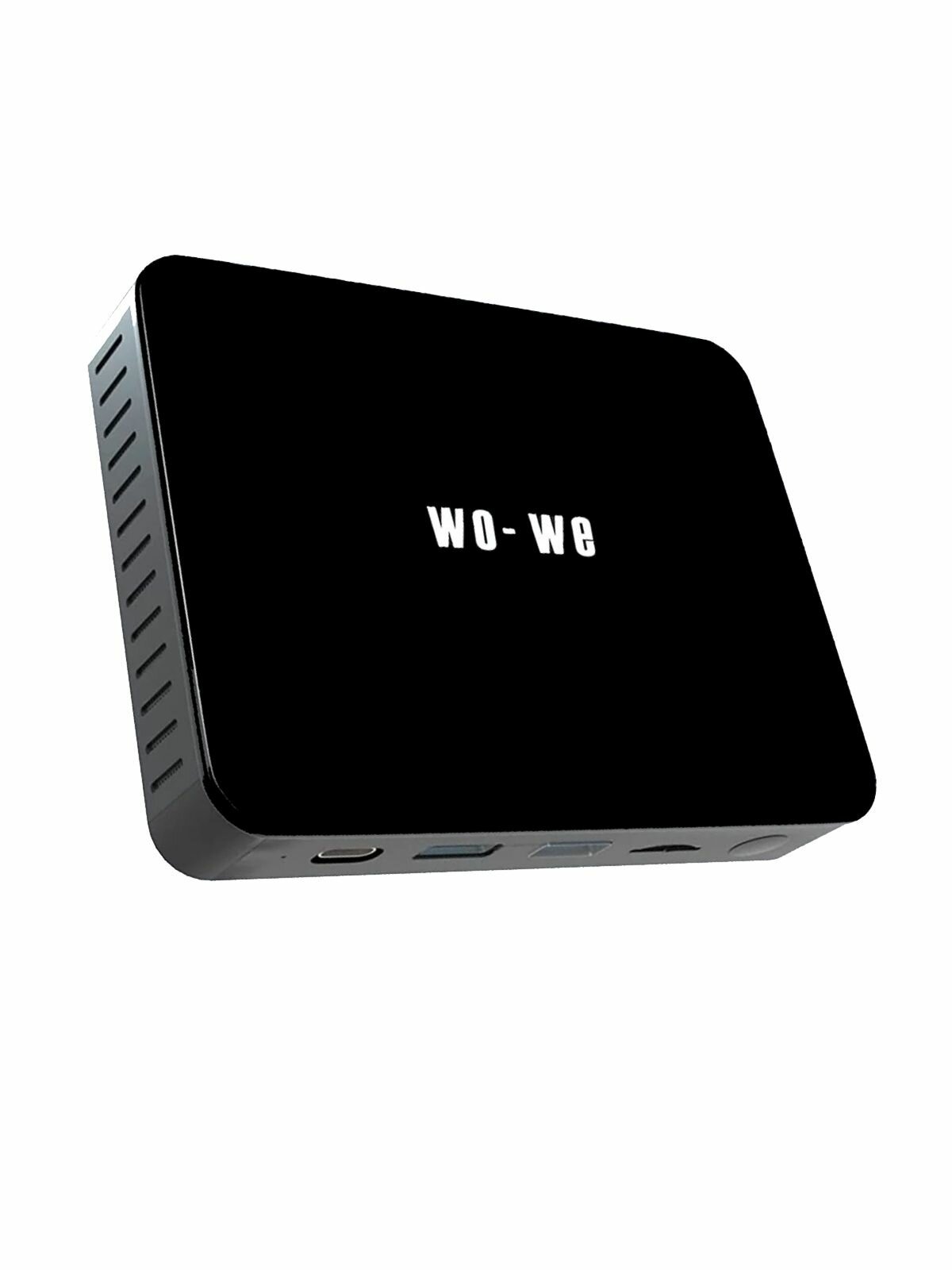 WO-WE мини-ПК (Intel Celeron N4020, RAM 4 ГБ, eMMC 128 ГБ, Intel UHD Graphics 600, Windows 10 Pro, черный