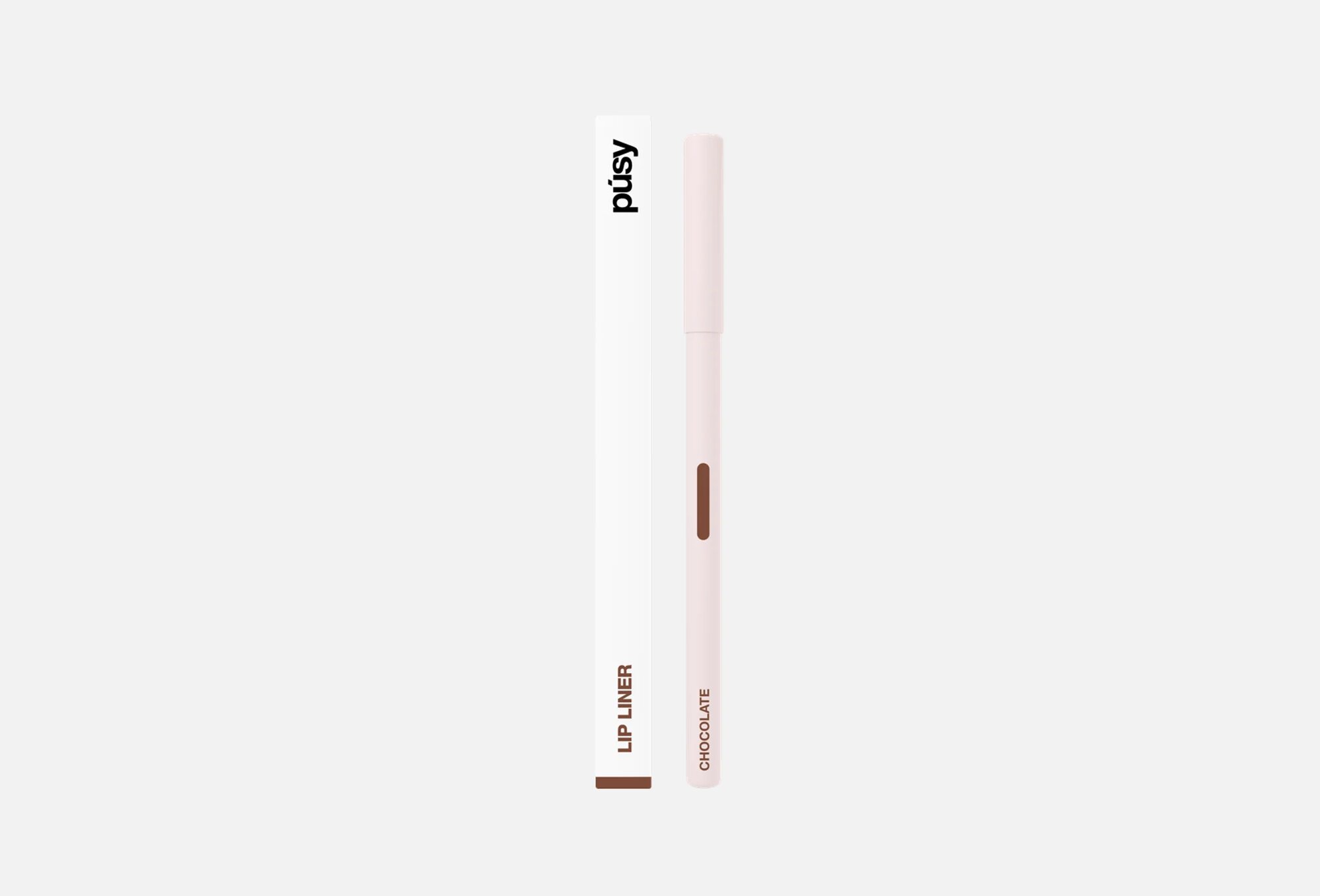 Карандаш для губ "PUSY" Lip Pencil Chocolate, водостойкий, стойкий