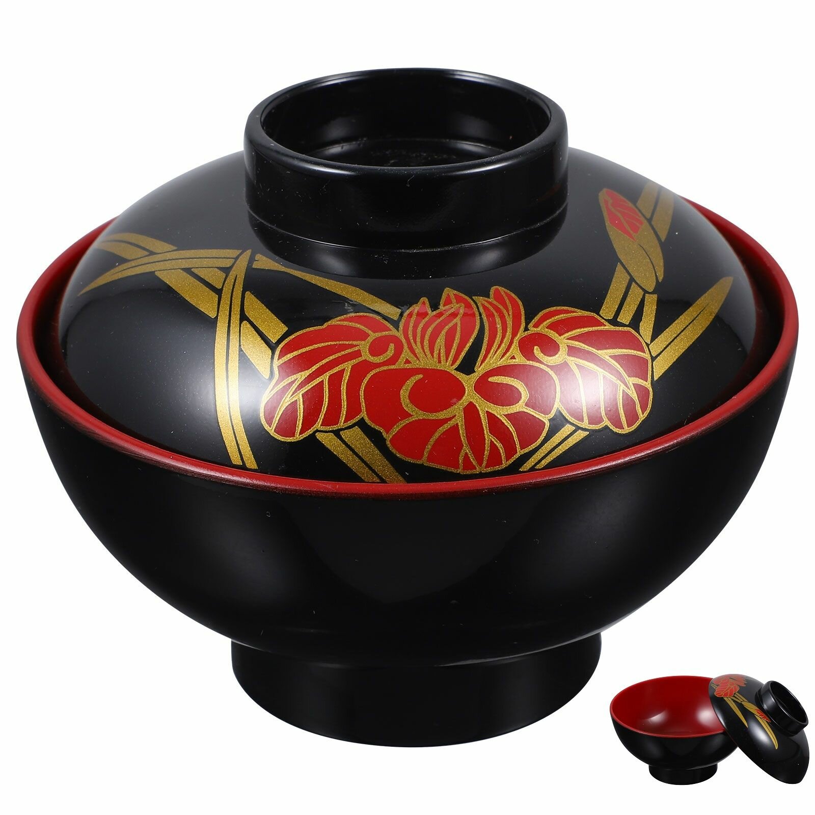 Чаши Для Риса, Из Пластика, Классический Японский Стиль, 2 Штуки