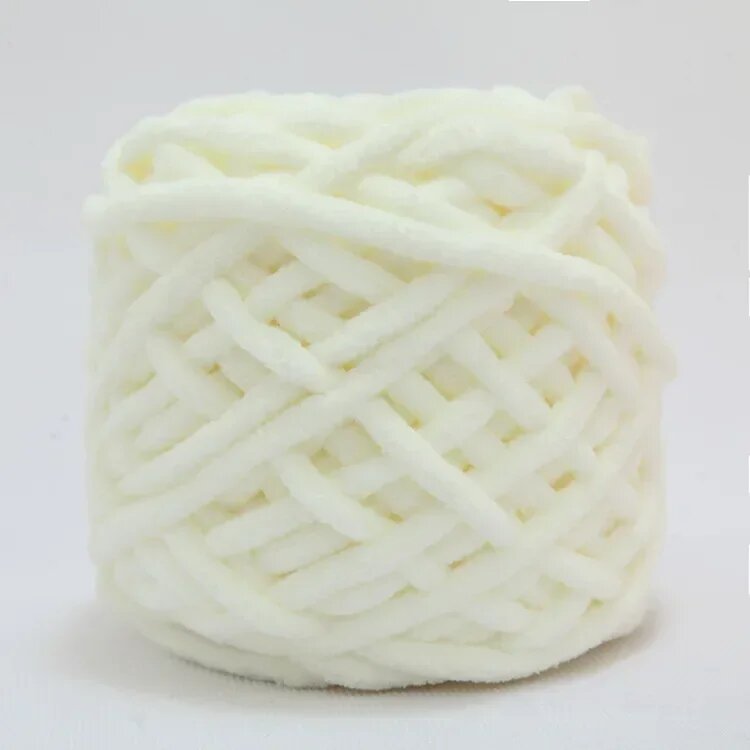 Пряжа акриловая белая 100г, Color: 01