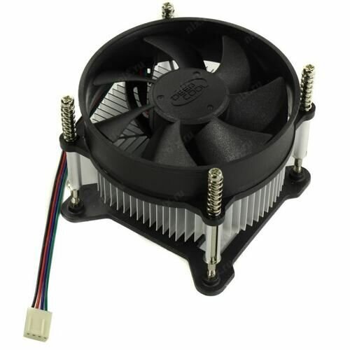 Кулер для процессора DeepCool CK-11508 PWM DP-ICAS-CK11508-P (4пин, 1155, 30.1дБ, 900-2200об/мин, Al)