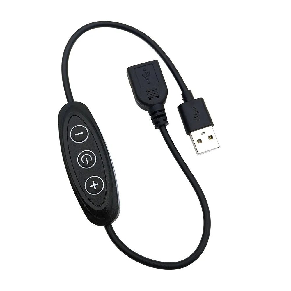 Прочные USB-диммеры 5В 2А с 8 уровнями регулировки яркости, диммеры для светодиодных ламп, DIY, 3-кнопочное управление, кабель питания — фото 1