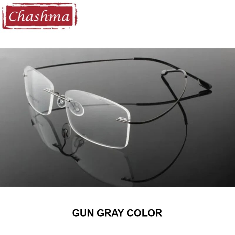 Безрамные очки Chashma gun gray