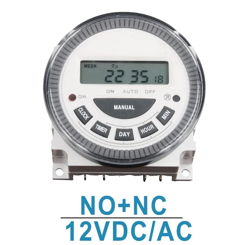 Таймер программируемый CN304 12VDC(AC) NO NC