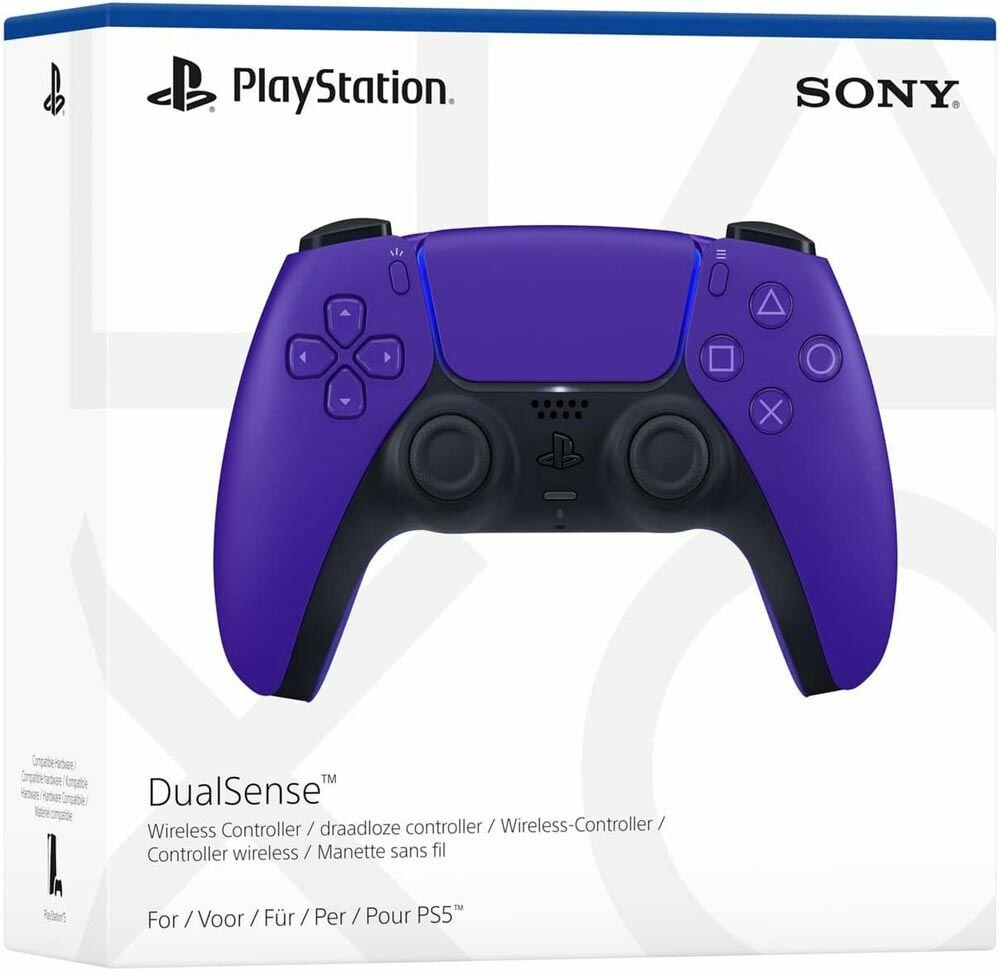 Геймпад DualSense Galactic Purple (галактический пурпурный), Bluetooth, Проводной, фиолетовый