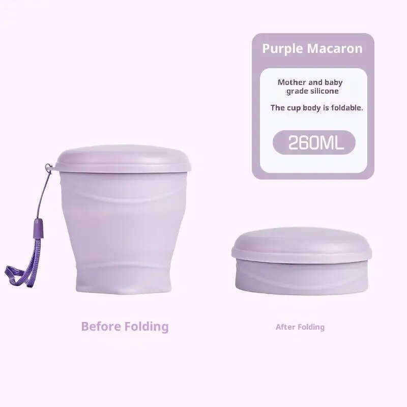 Складная чашка Purple Macaron 260 мл, Сиреневый