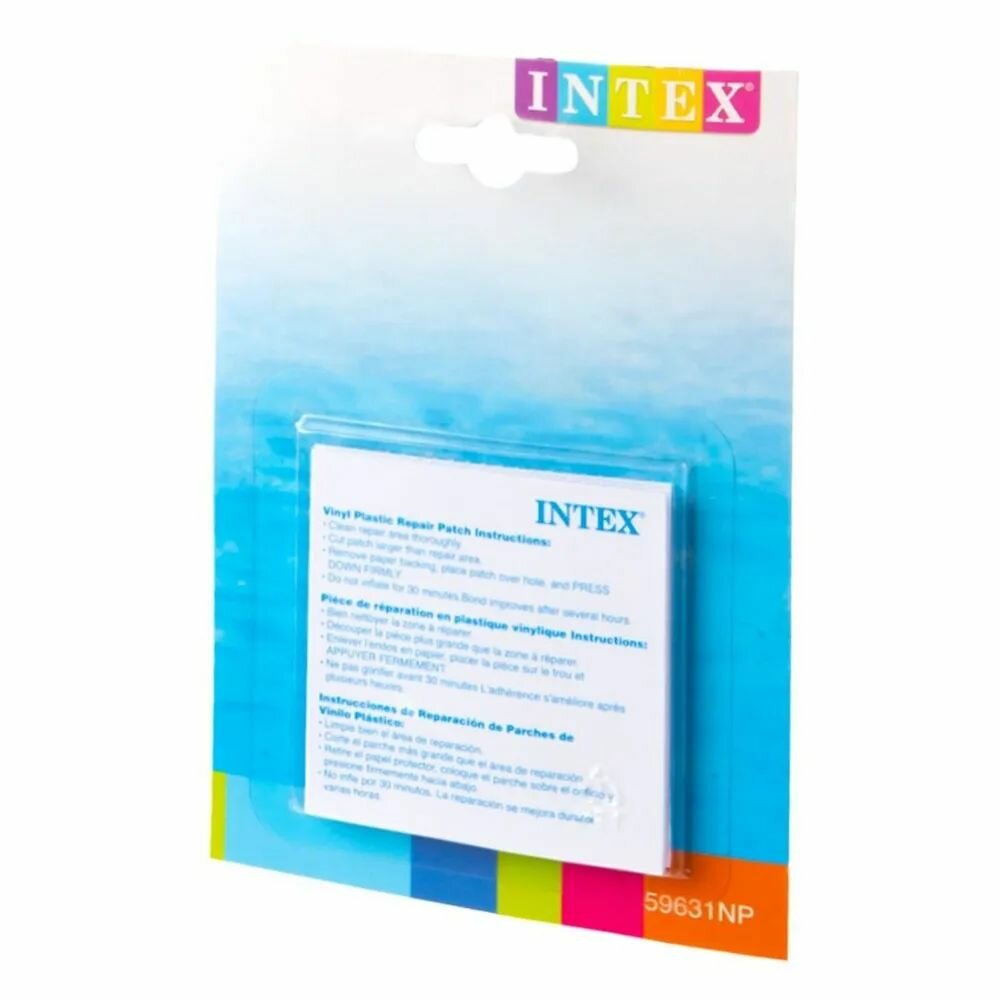INTEX59631NP Ремонтный Набор-Наклейка 5х5 см, 6 шт