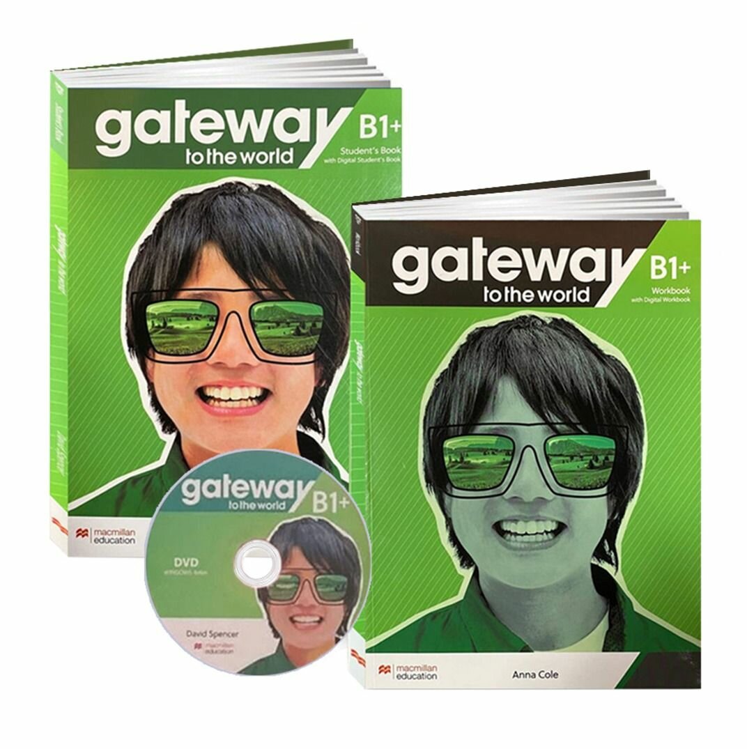 Gateway to the World B1+ (Учебник + Рабочая Тетрадь + CD/DVD). Gateway to the world b1 plus
