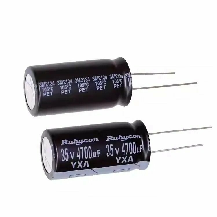 1 шт. 4700мкФ 35В (4700UF 35V 18x35,5мм) Алюминиевые электролитические конденсаторы Rubycon, серии YXA, высокочастотные Совершенно новые
