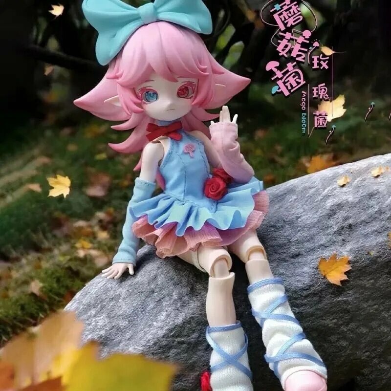 Кукла 1/12 BJD , Милые куколки и подвижные фигурки модный декор, подарок для девушек, MOGUJUN Series-Rosy Agaric