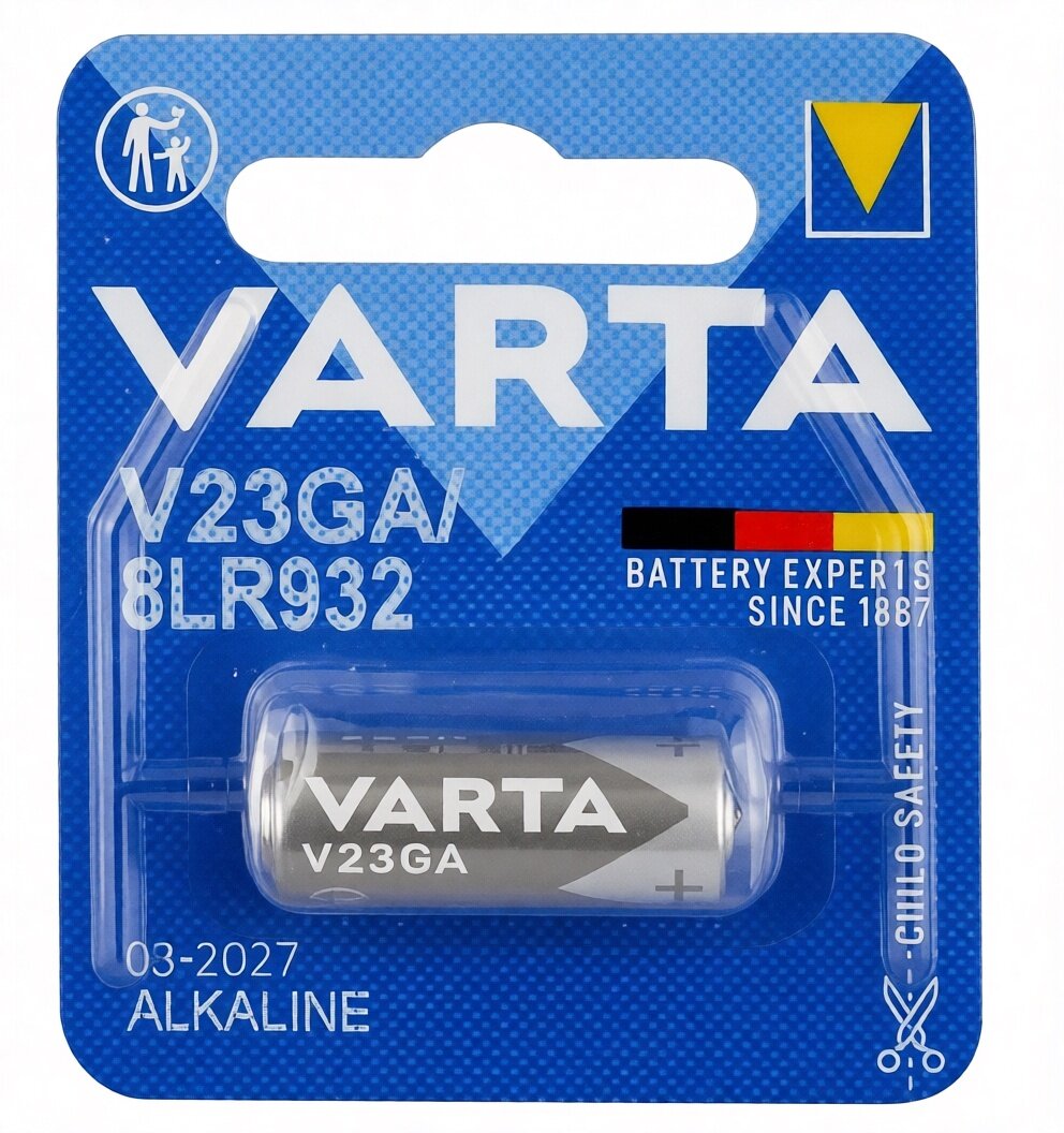 Батарейка VARTA V23GA 12V Special Alkaline, 100 шт, оптовая упаковка (100 блистеров по 1 шт.)