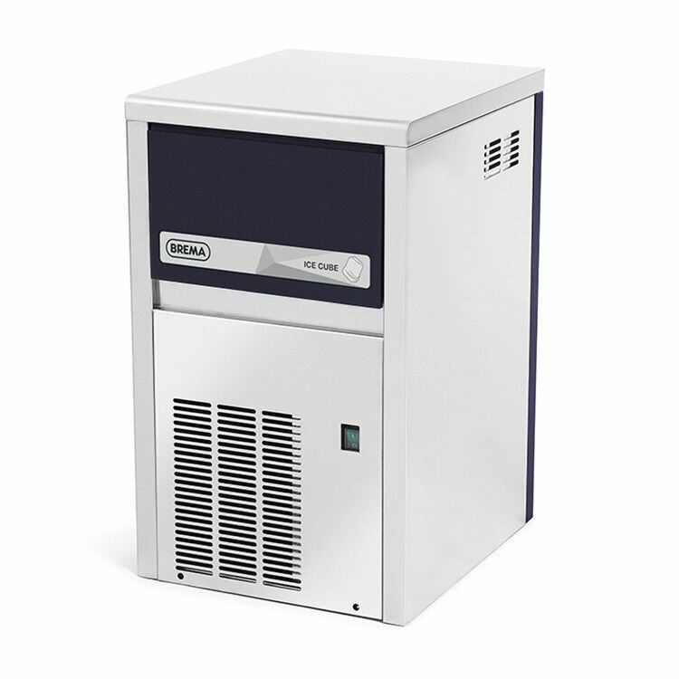 Профессиональный льдогенератор Brema CB 184W HC, ледогенератор для бара и кафе, кубиковый лед, производительность 22 кг/сутки