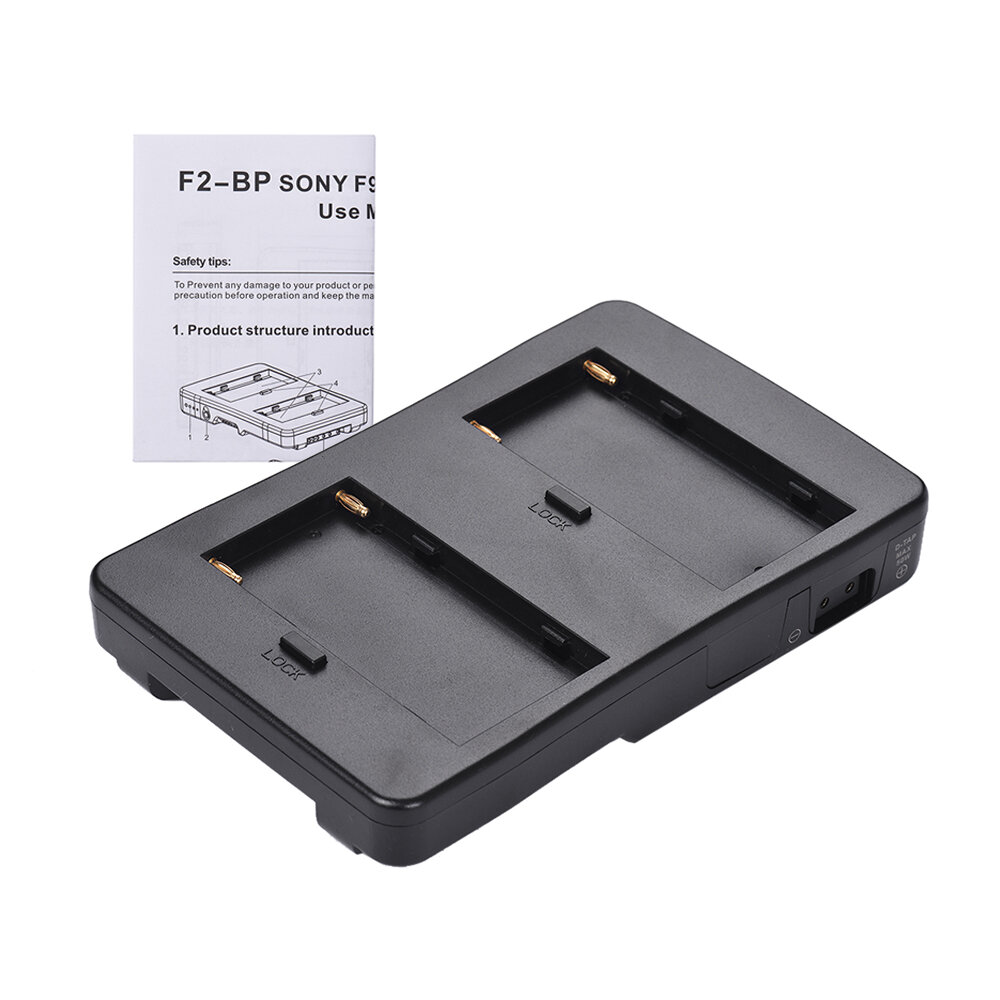 F2-BP NP-F Battery to V-Mount Battery Converter Adapter Plate Fit F970 F750 F550 Замена для Canon 5D2 5D3 DSLR Camera LED Light Monitor