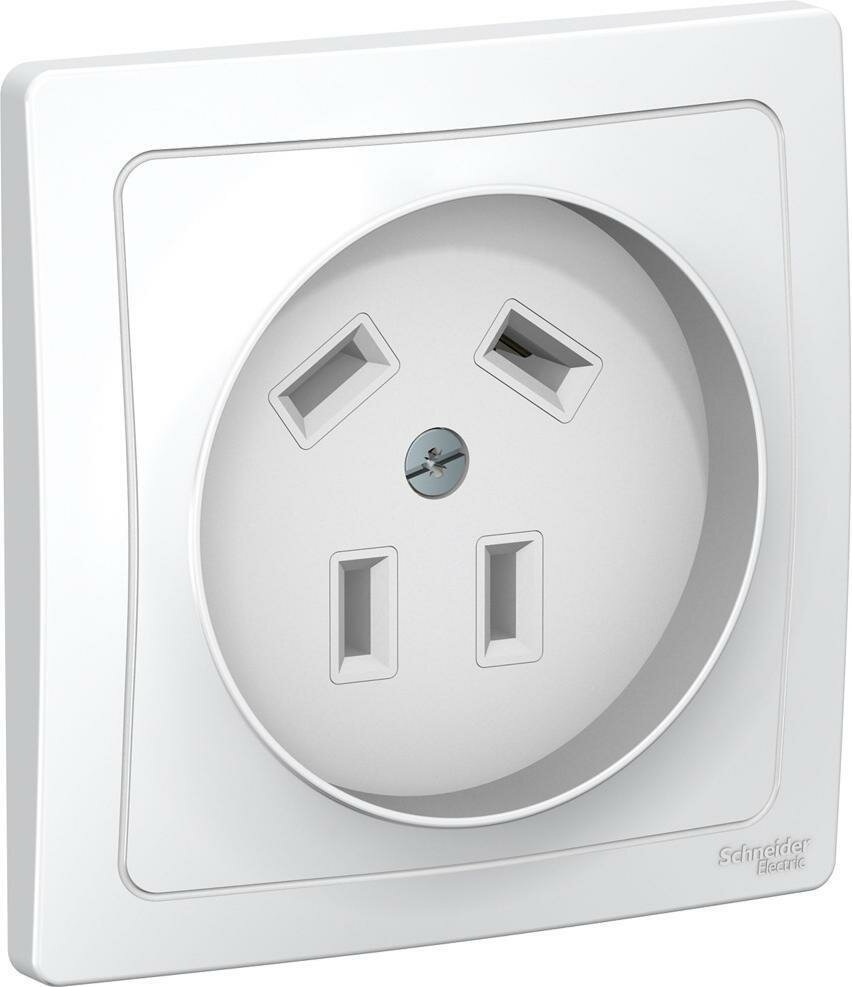 Розетка Schneider Electric Blanca силовая стационарная 3Р+N 32А 400В пластиковая IP20 белый