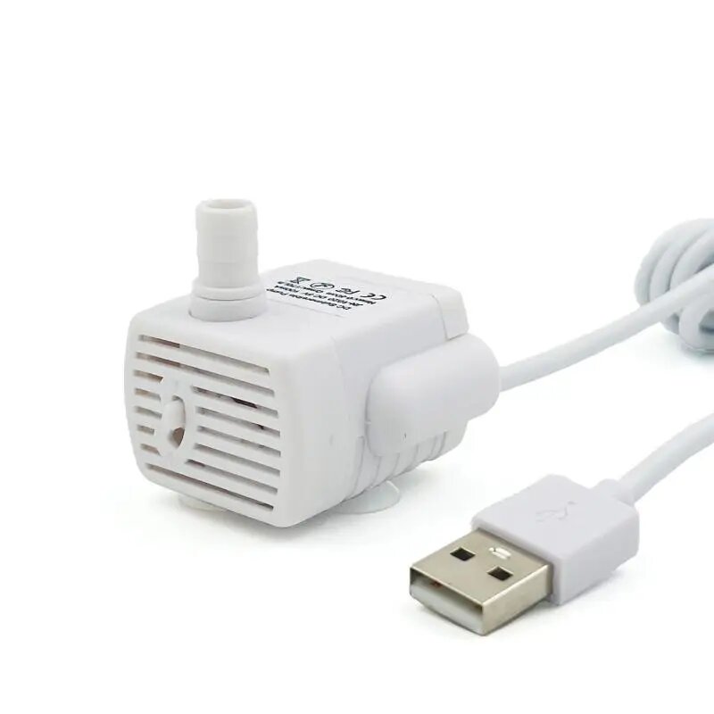 Насос для фонтана USB, белый, A1