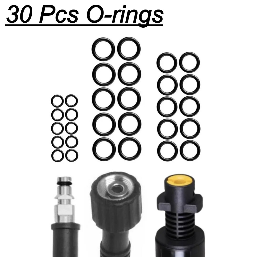 Запасные части для моек высокого давления Karcher 2.640-729.0 Черный, 30 pcs O ring