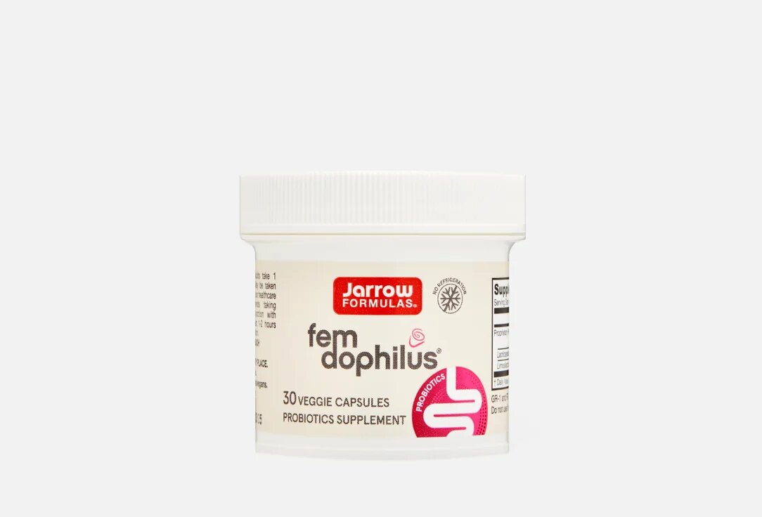 Jarrow Formulas Fem Dophilus Пробиотики для женского здоровья 30 шт