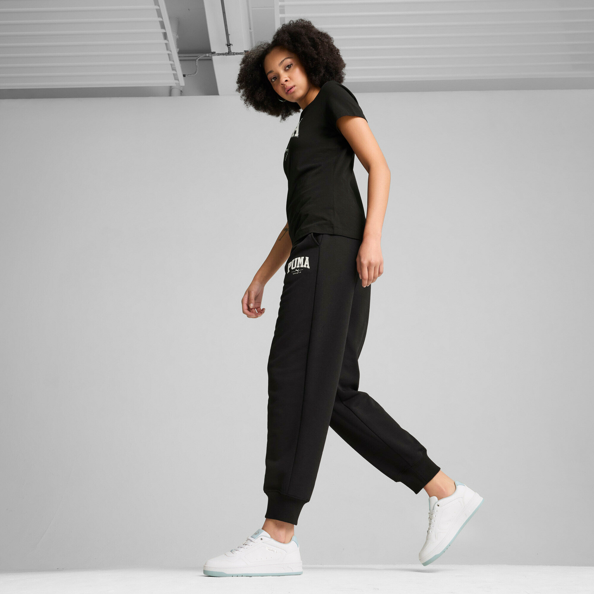 Брюки PUMA SQUAD Pants TR, размер L, черный — фото 1