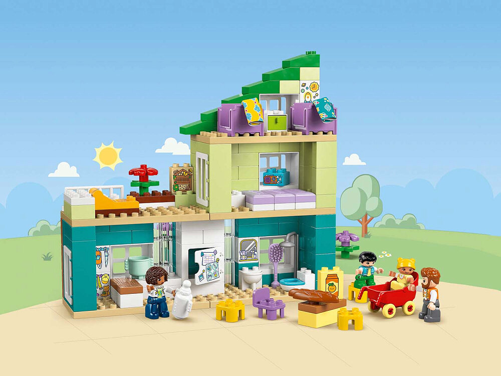 Конструктор LEGO DUPLO 10470 Конструктор Cовременный дом, 3в1