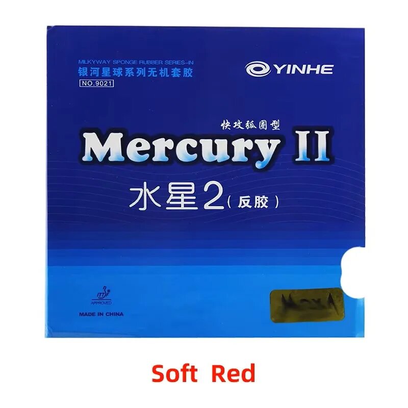 Накладка для настольного тенниса YINHE Mercury II Soft Red