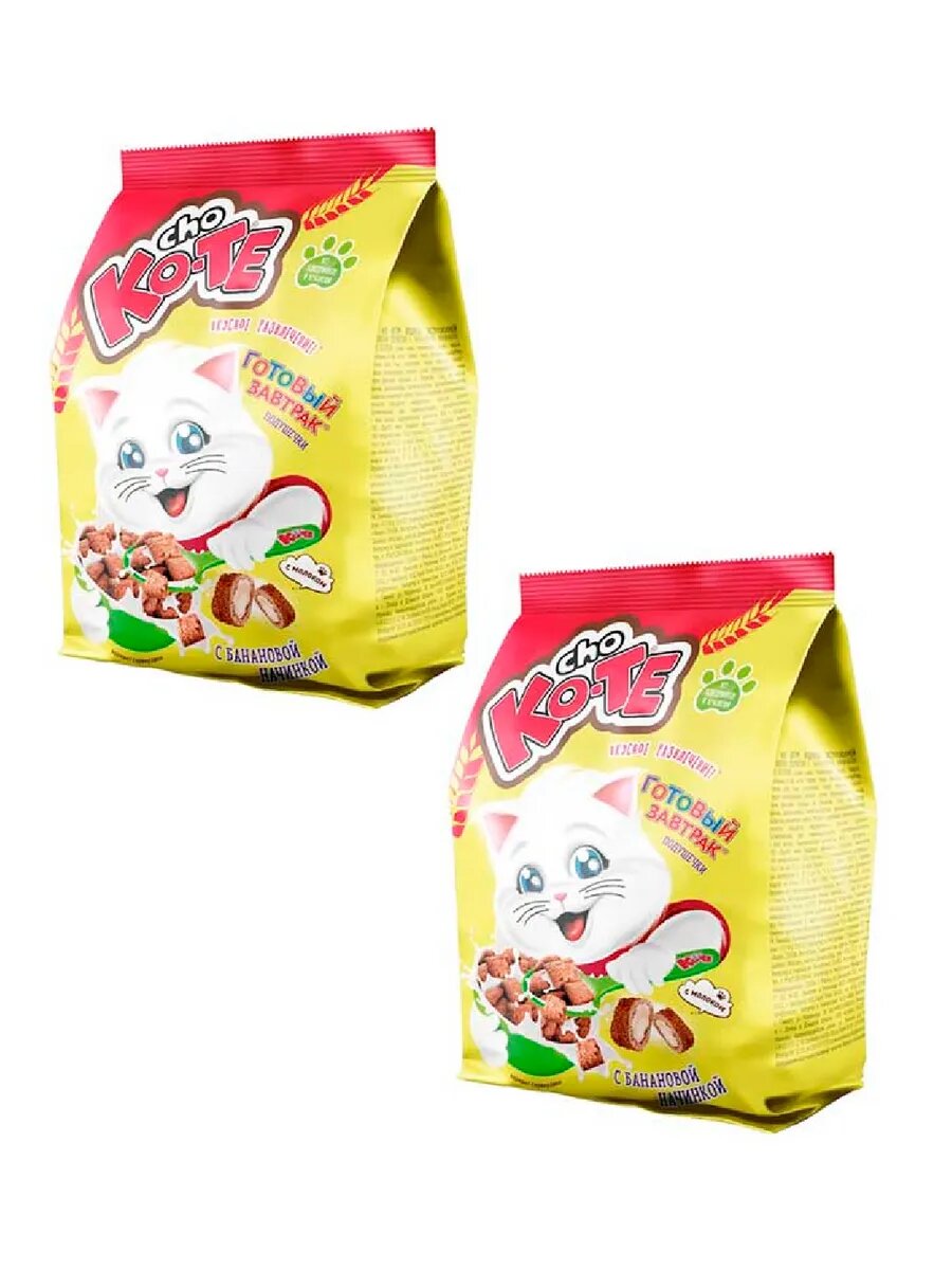 ESSEN Подушечки Cho ko-te с банановой начинкой, 250г, 2 уп