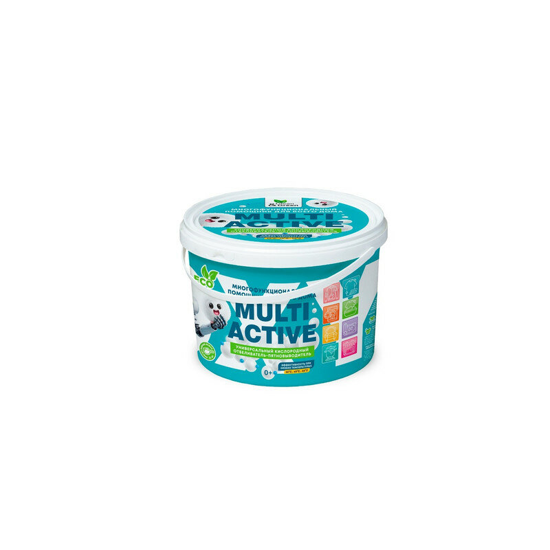 Clean&Green Пятновыводитель-Отбеливатель кислородный, Многофункциональный, МультиГриник, 1 кг
