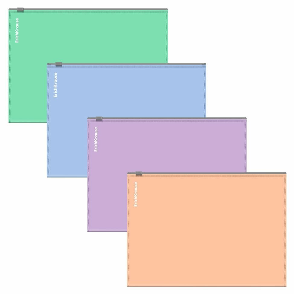 Zip-пакет matt pastel bloom пластиковый A5+ непрозрачный, 1 шт ,(набор из 1 шт)