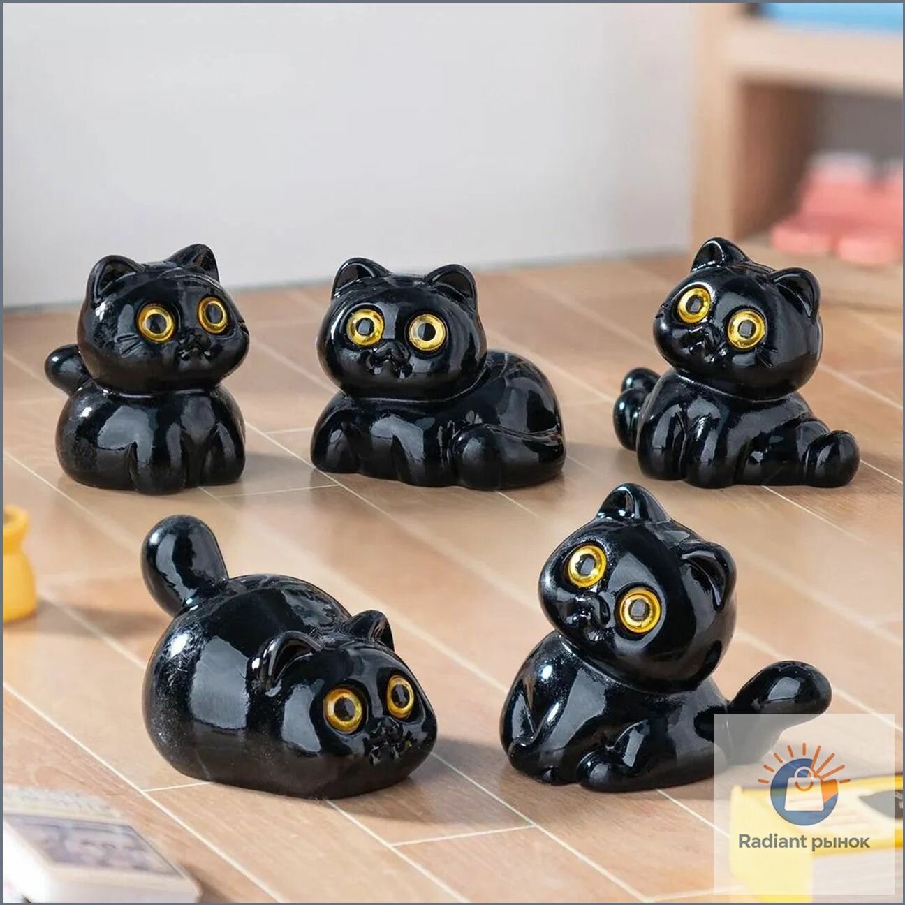Фигурка декоративная 5Pcs, высота 2.5 см, длина 3 см