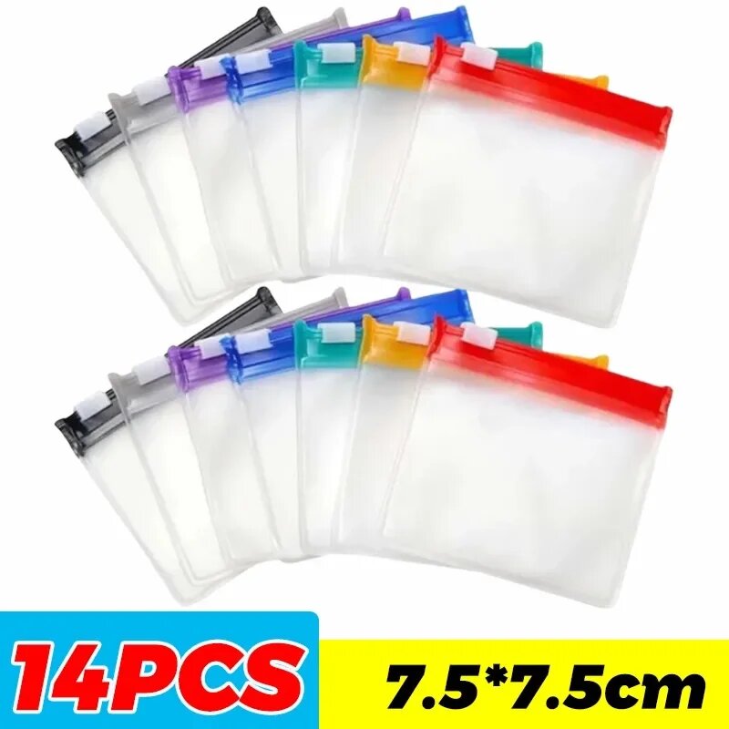 Многоразовые самозапечатывающиеся сумки для таблеток EVA Color-14PCS